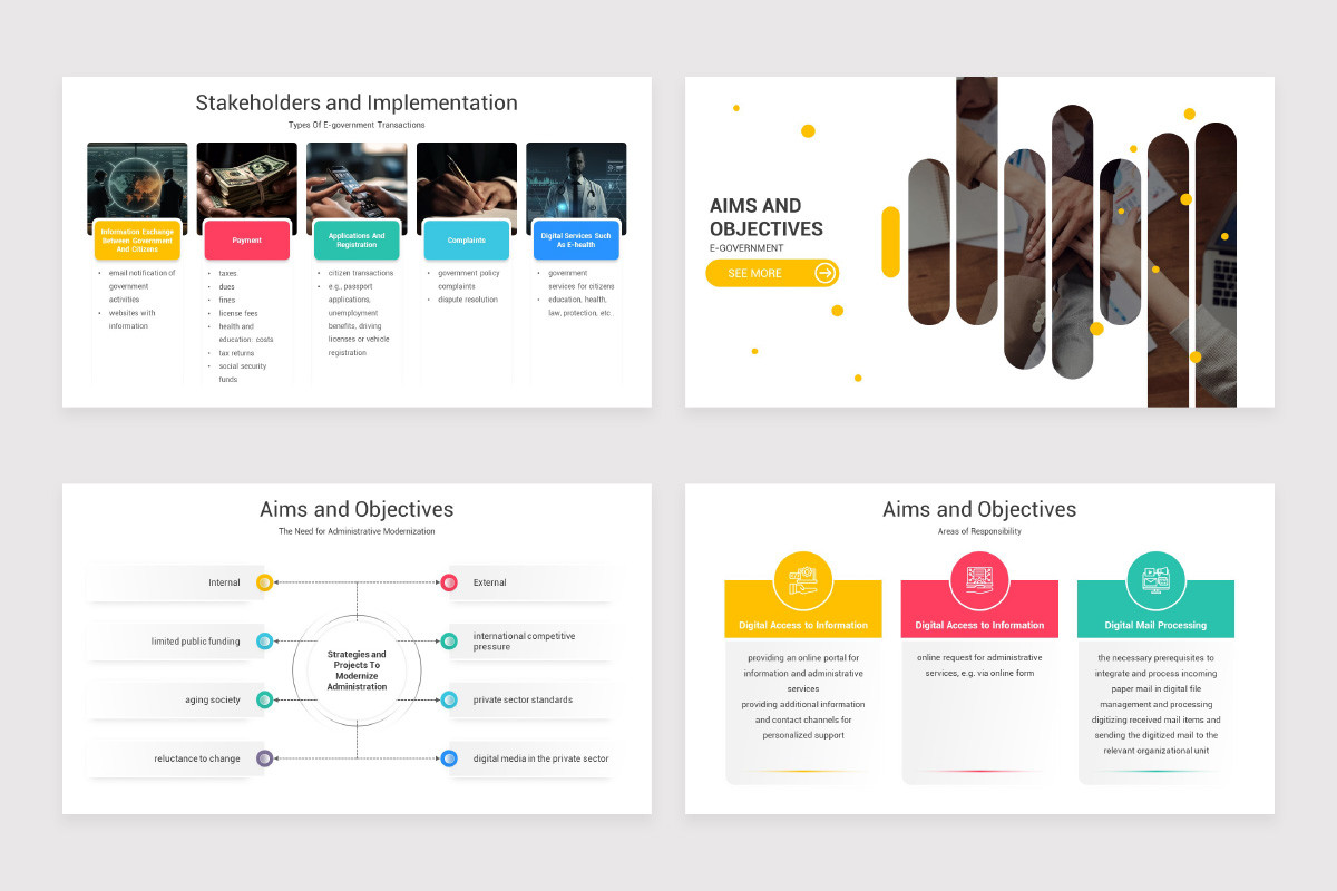 E-Government Google Slides Presentation Template | Nulivo Market