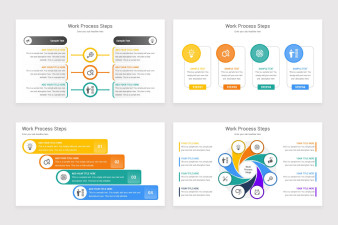 Work Process Steps PowerPoint Template | Nulivo Market