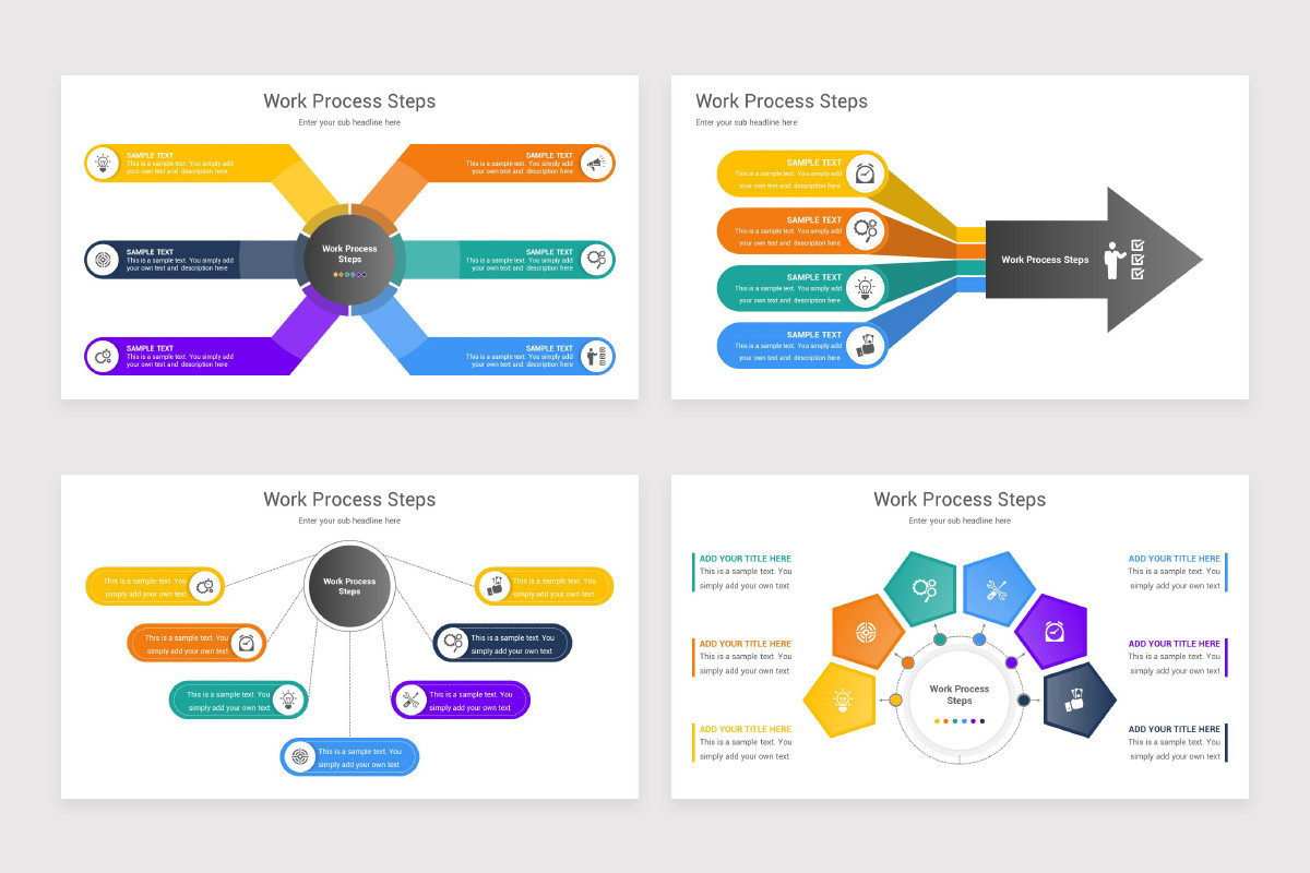 Work Process Steps Google Slides Template | Nulivo Market