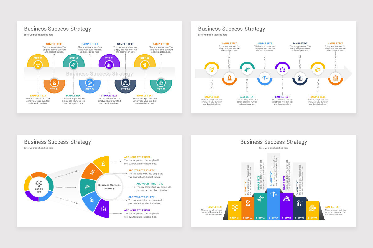 Business Success Strategy PowerPoint Template | Nulivo Market