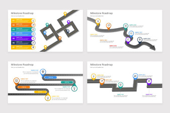 Milestone Roadmap Google Slides Template | Nulivo Market