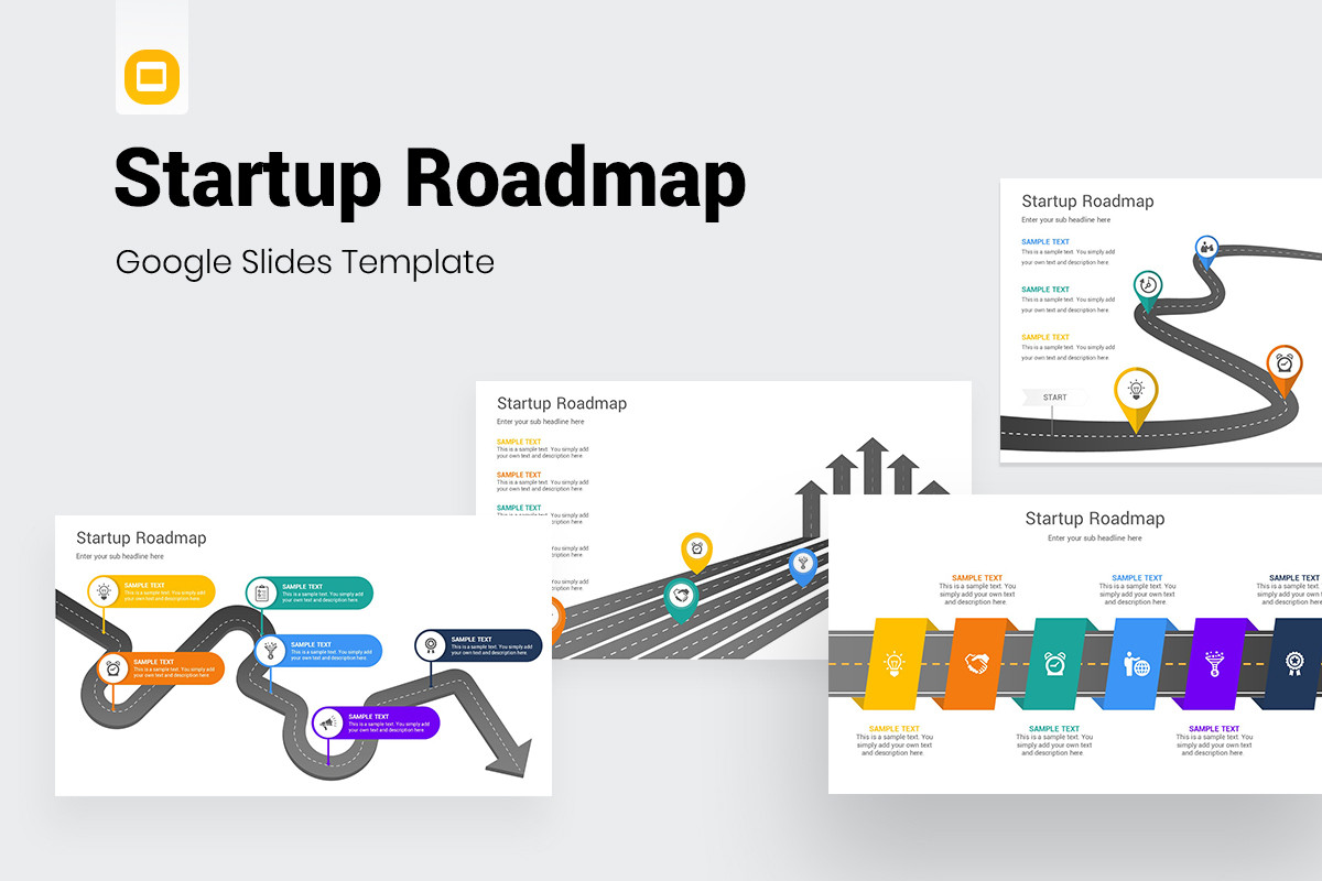 Startup Roadmap Google Slides Template | Nulivo Market