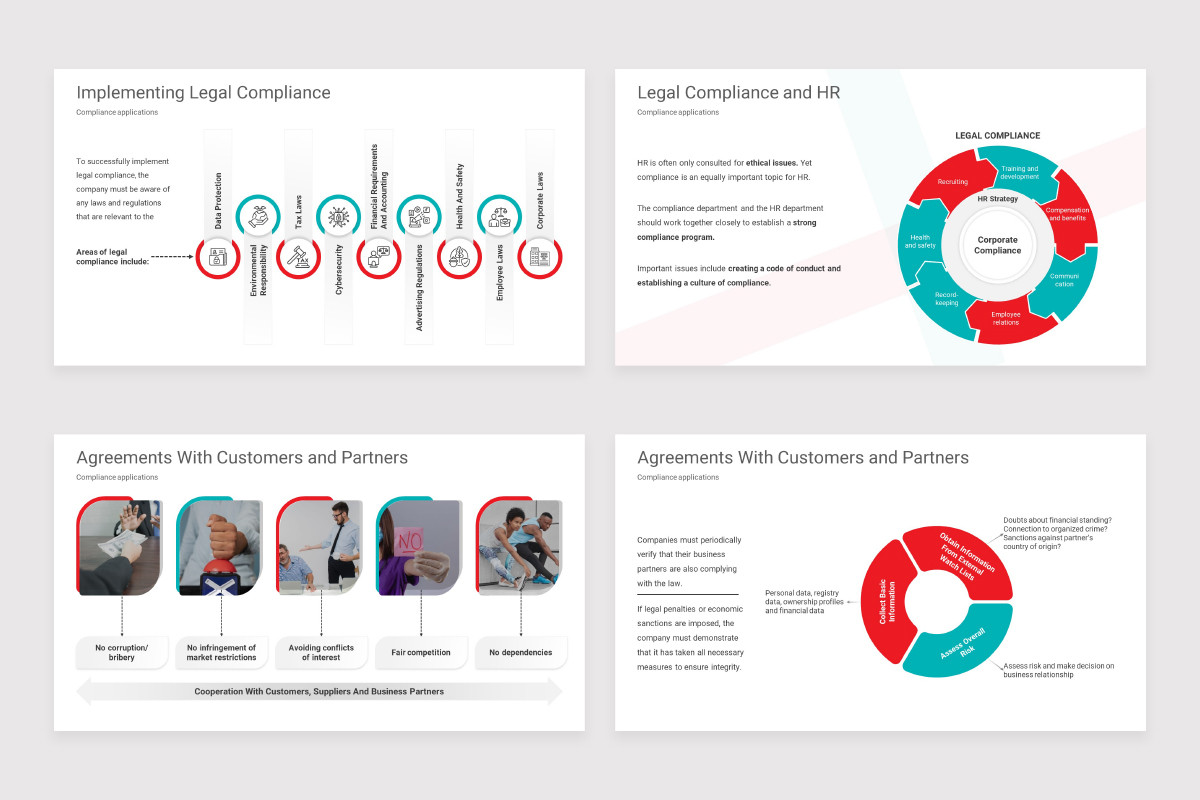 Corporate Compliance PowerPoint Presentation Template | Nulivo Market