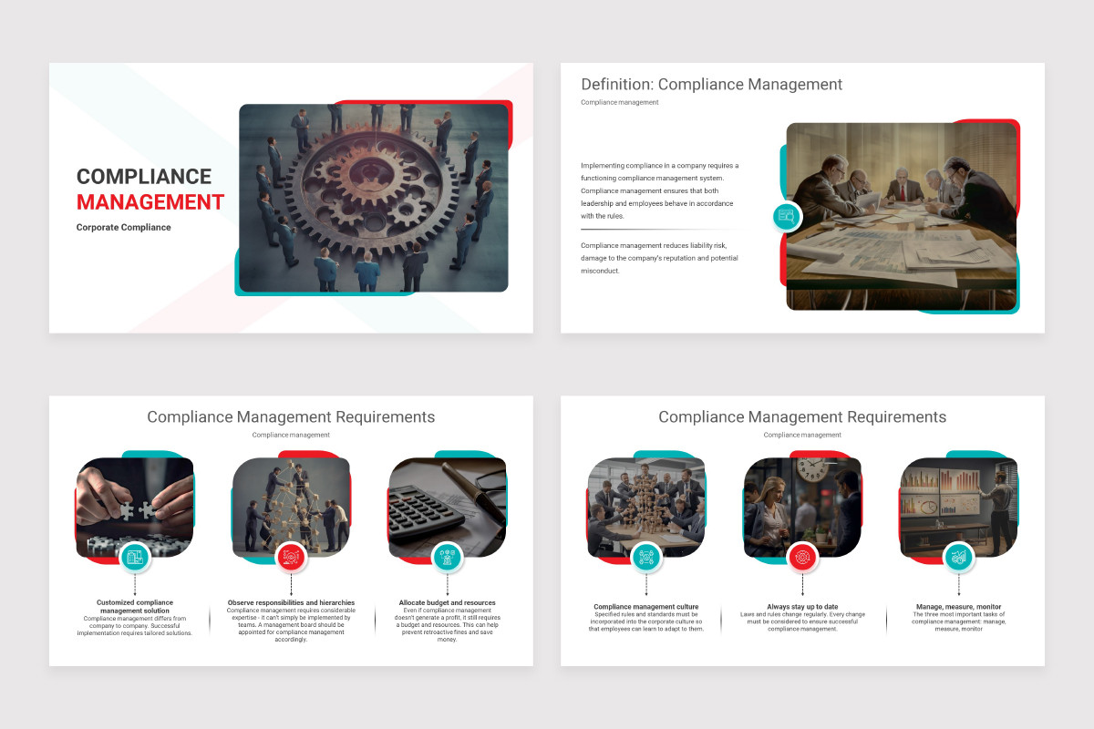 Corporate Compliance PowerPoint Presentation Template | Nulivo Market