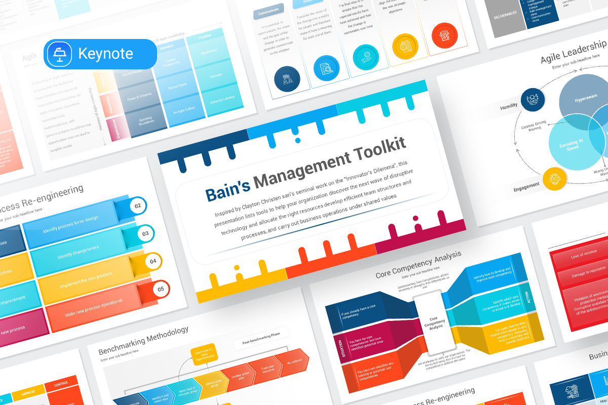 Bain's Management Toolkit Keynote Template | Nulivo Market