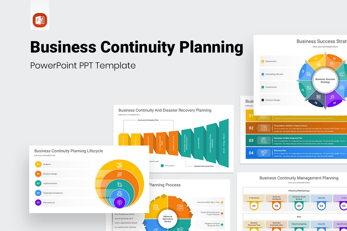 Business Continuity Planning PowerPoint Presentation Template | Nulivo ...