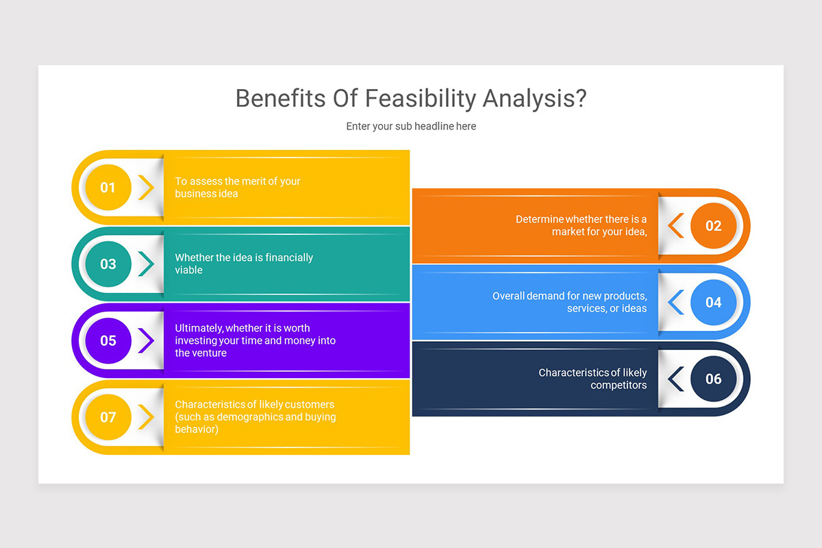 Feasibility Analysis Matrix Keynote Presentation Template | Nulivo Market