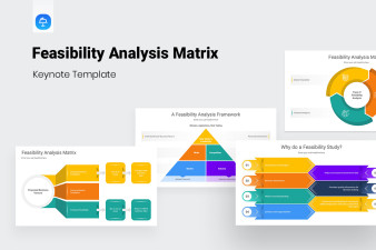 Feasibility Analysis Matrix Keynote Presentation Template | Nulivo Market