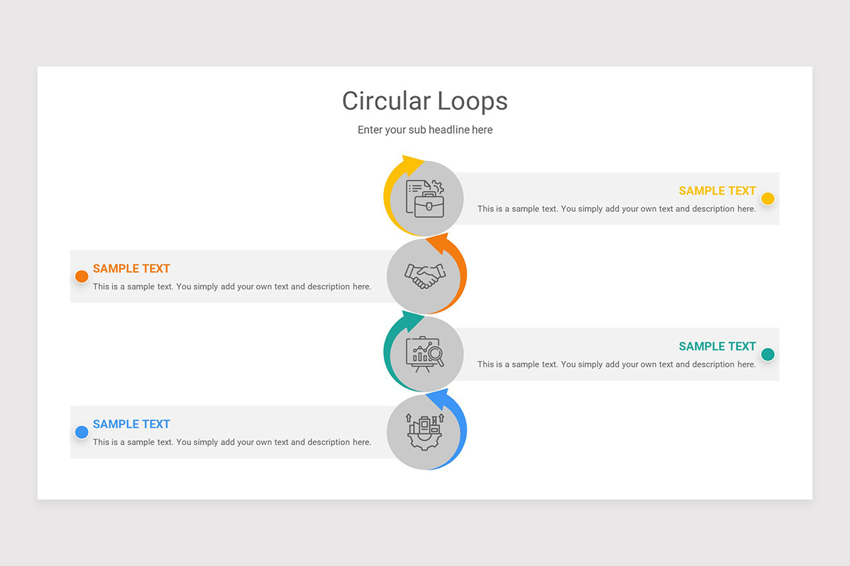 Circular Loops PowerPoint Presentation Template | Nulivo Market Circular Loops PowerPoint Presentation Template | Nulivo Market