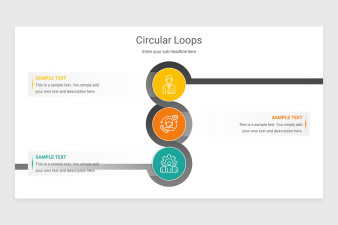 Circular Loops PowerPoint Presentation Template | Nulivo Market