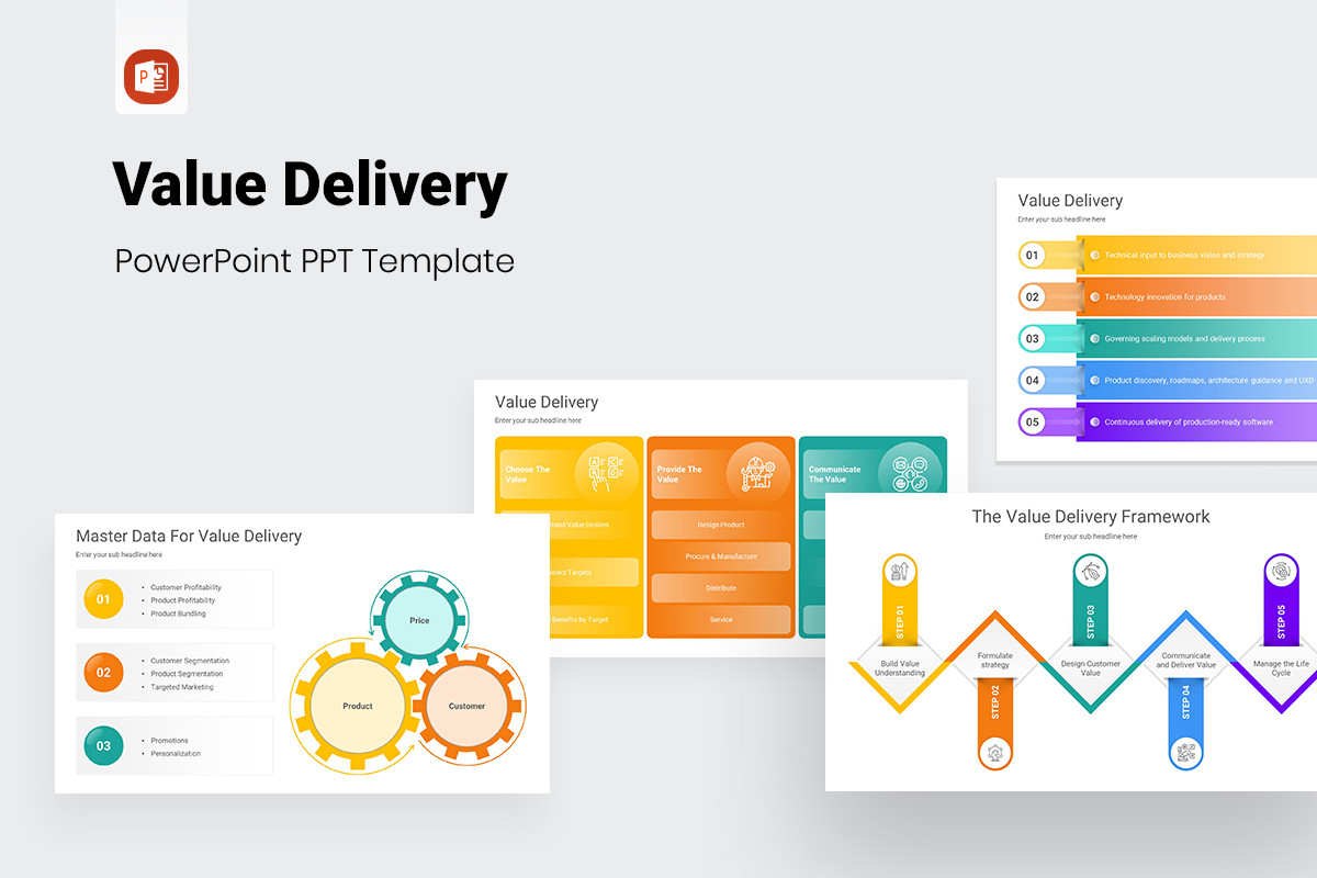 Value Delivery PowerPoint Presentation Template | Nulivo Market