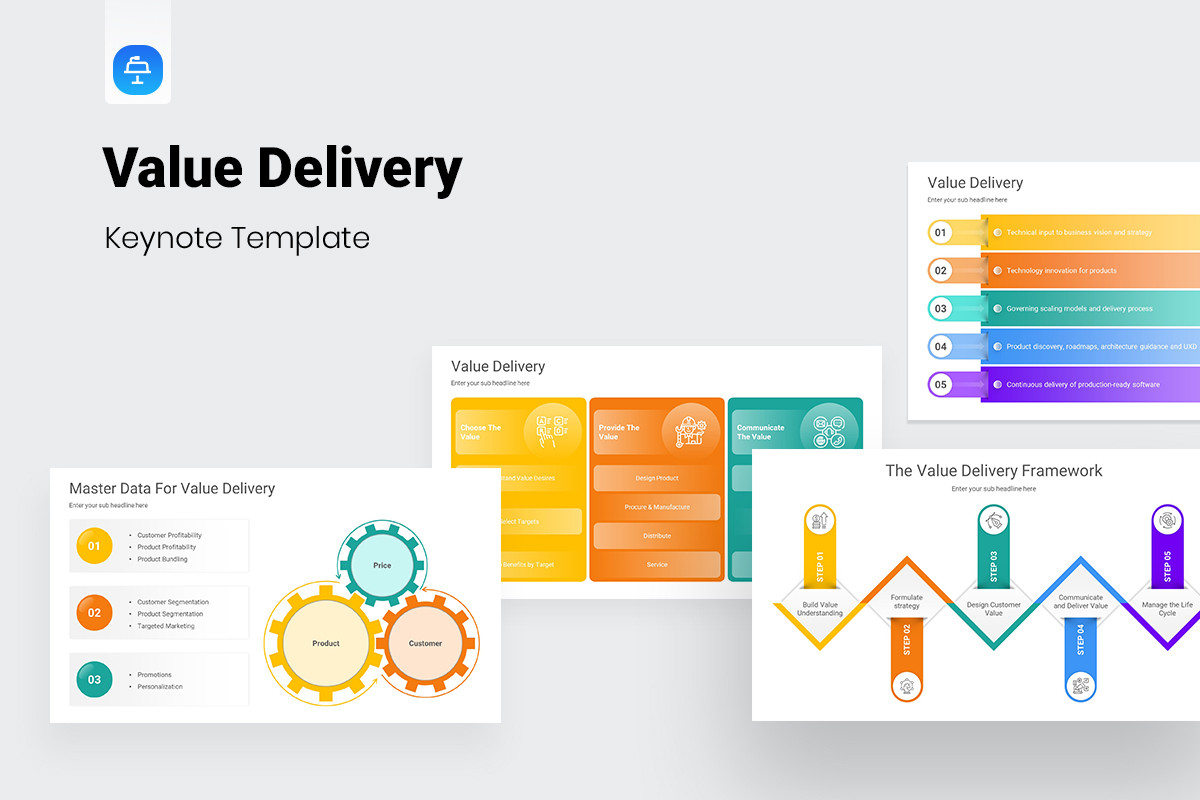 Value Delivery Keynote Presentation Template | Nulivo Market