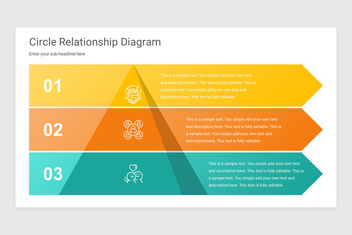 Circle Relationship Diagram Keynote Presentation Template | Nulivo Market
