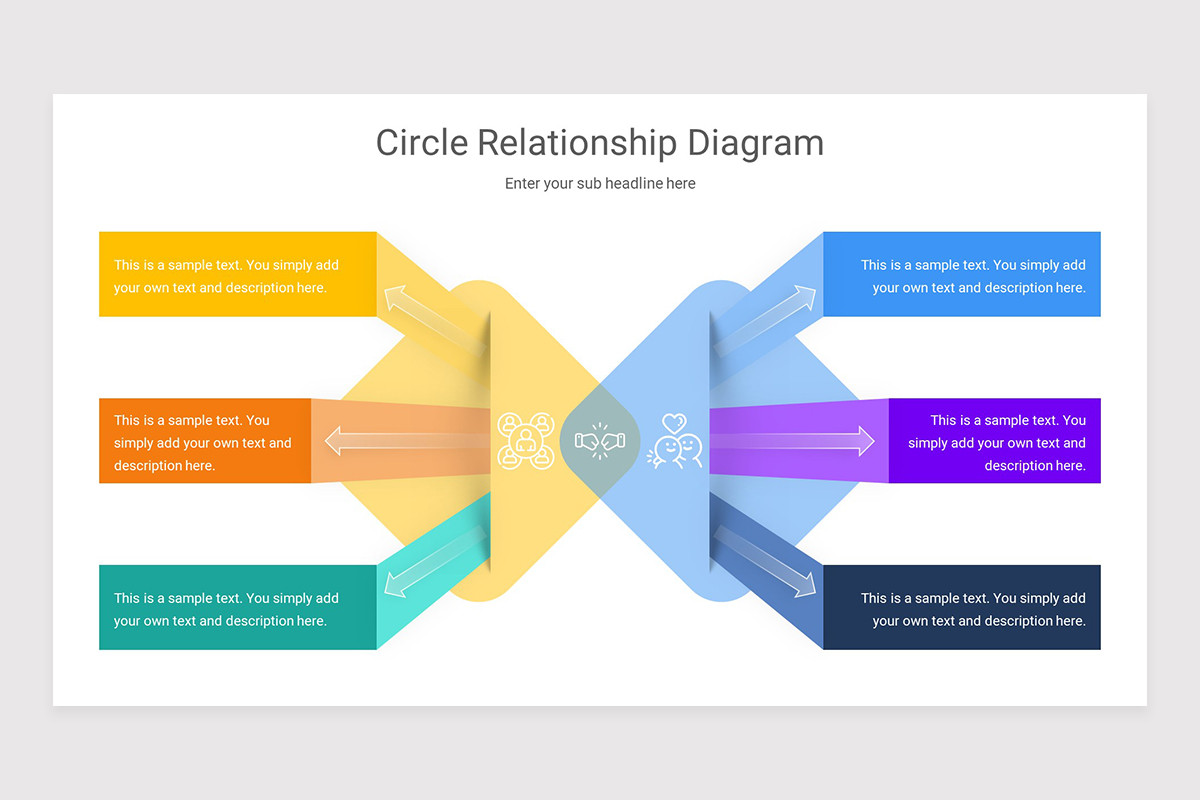 Circle Relationship Diagram Keynote Presentation Template | Nulivo Market