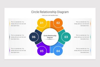 Circle Relationship Diagram Keynote Presentation Template | Nulivo Market