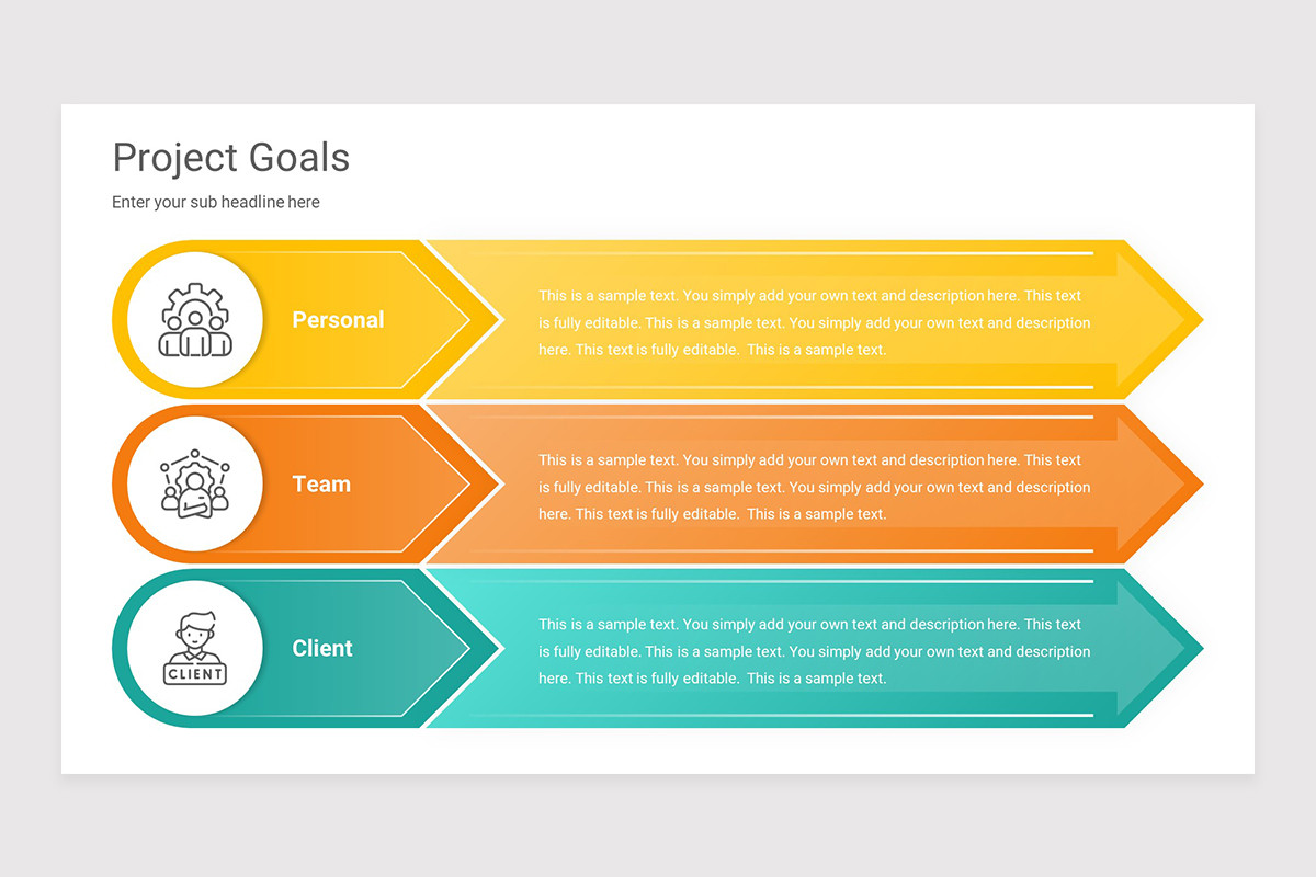 Project Goals PowerPoint Presentation Template | Nulivo Market