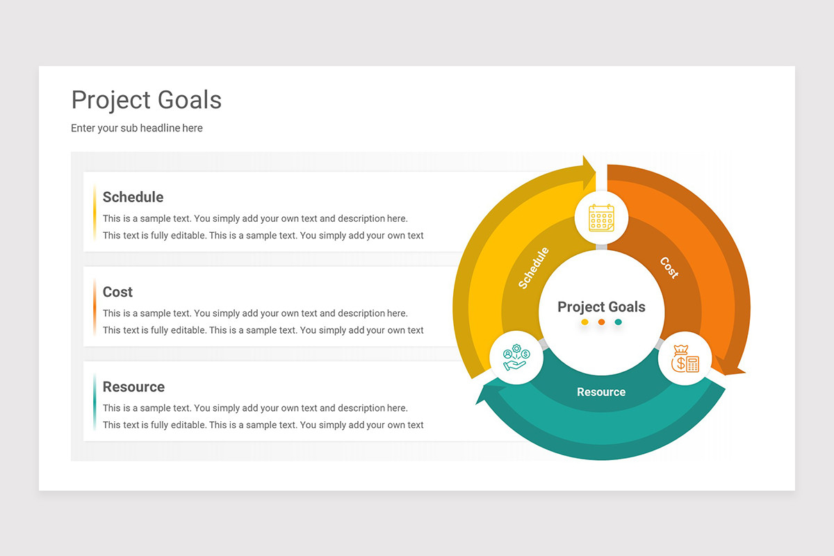 Project Goals PowerPoint Presentation Template | Nulivo Market