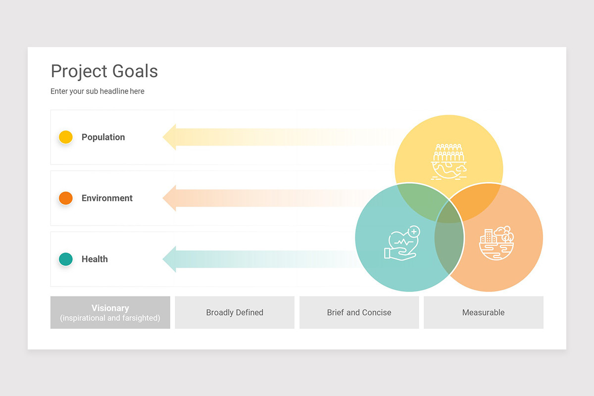 Project Goals Google Slides Presentation Template | Nulivo Market