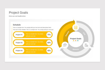 Project Goals Google Slides Presentation Template | Nulivo Market