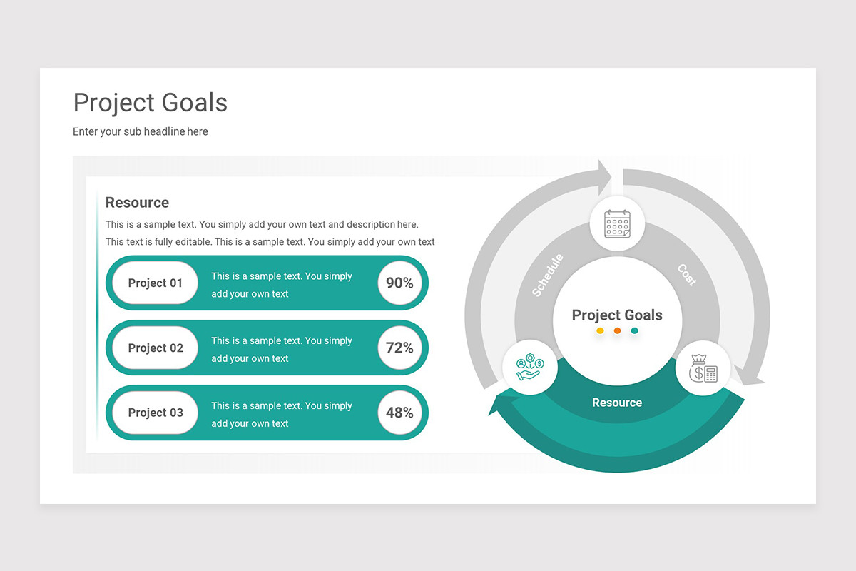 Project Goals Keynote Presentation Template | Nulivo Market