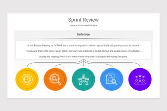 Sprint Review Keynote Presentation Template | Nulivo Market