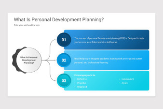 Personal Development Plan PowerPoint Presentation Template | Nulivo Market