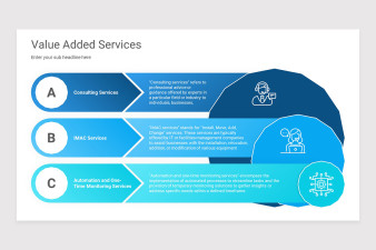 Value Added Services PowerPoint Presentation Template | Nulivo Market