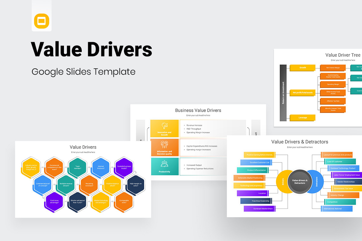 Value Drivers Google Slides Presentation Template | Nulivo Market