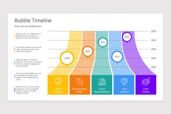 Bubble Timeline PowerPoint Presentation Template | Nulivo Market