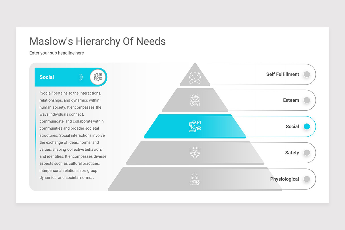 Maslow's Hierarchy of Needs PowerPoint Presentation Template | Nulivo ...