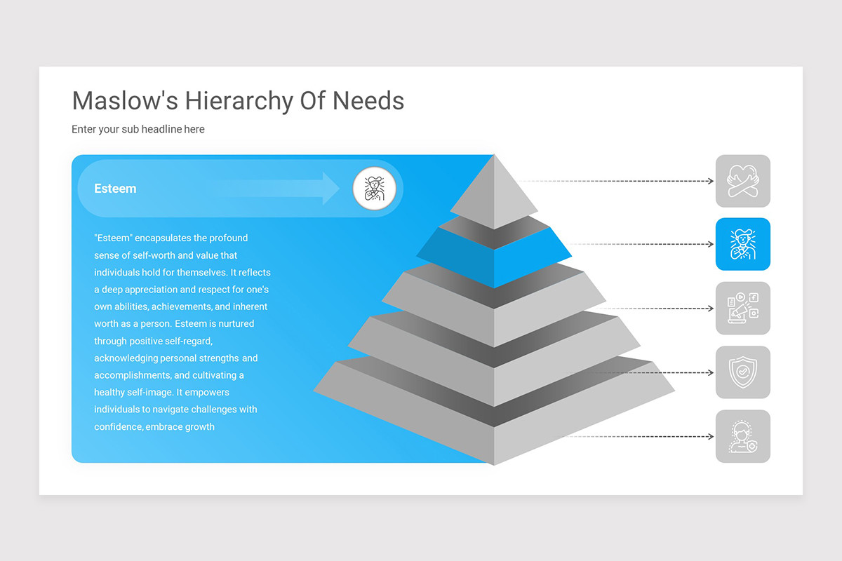 Maslow's Hierarchy of Needs Keynote Presentation Template | Nulivo Market