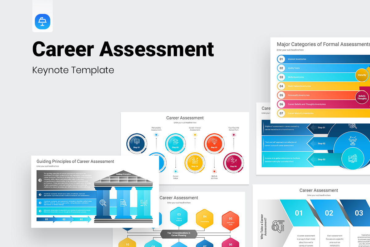 Career Assessment Keynote Presentation Template | Nulivo Market