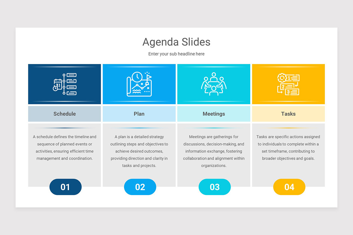 Agenda Bundle PowerPoint Presentation Template | Nulivo Market