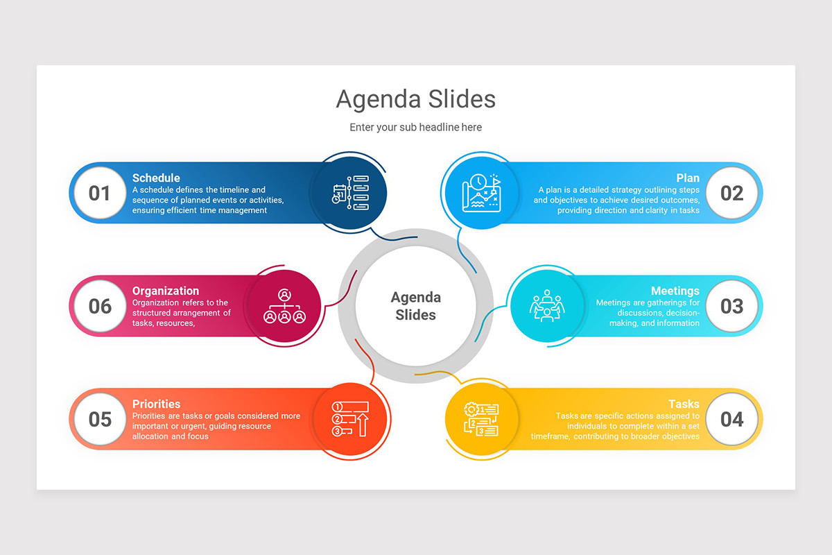 Agenda Bundle Google Slides Presentation Template | Nulivo Market