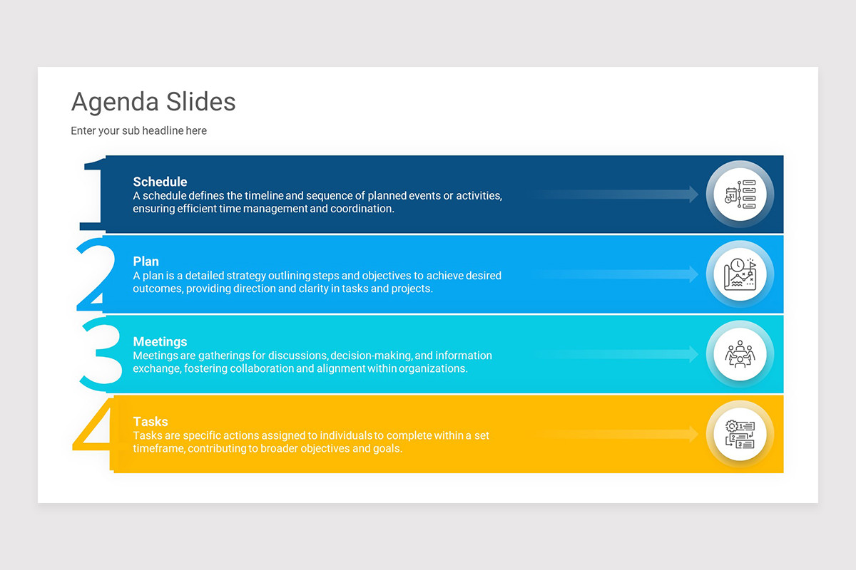 Agenda Bundle Google Slides Presentation Template | Nulivo Market