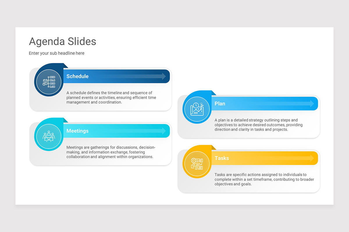 Agenda Bundle Google Slides Presentation Template | Nulivo Market