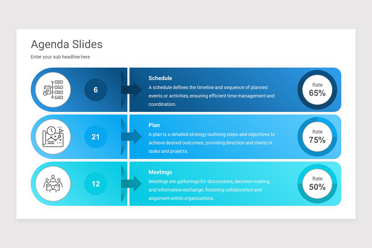 Agenda Bundle Keynote Presentation Template | Nulivo Market