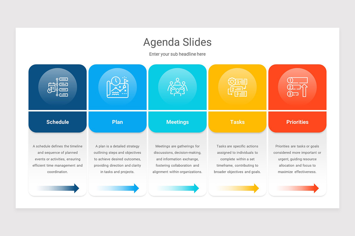 Agenda Bundle Keynote Presentation Template | Nulivo Market