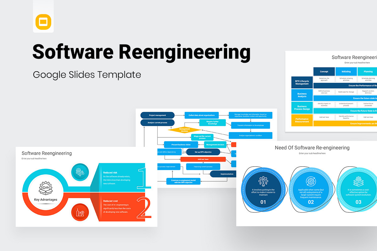 Software Reengineering Google Slides Presentation Template | Nulivo Market