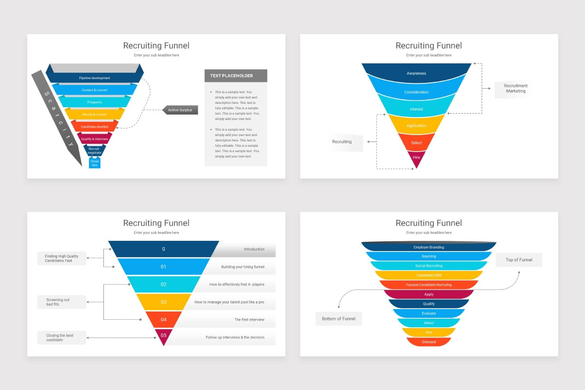 Funnel Models Pack PowerPoint Template | Nulivo Market