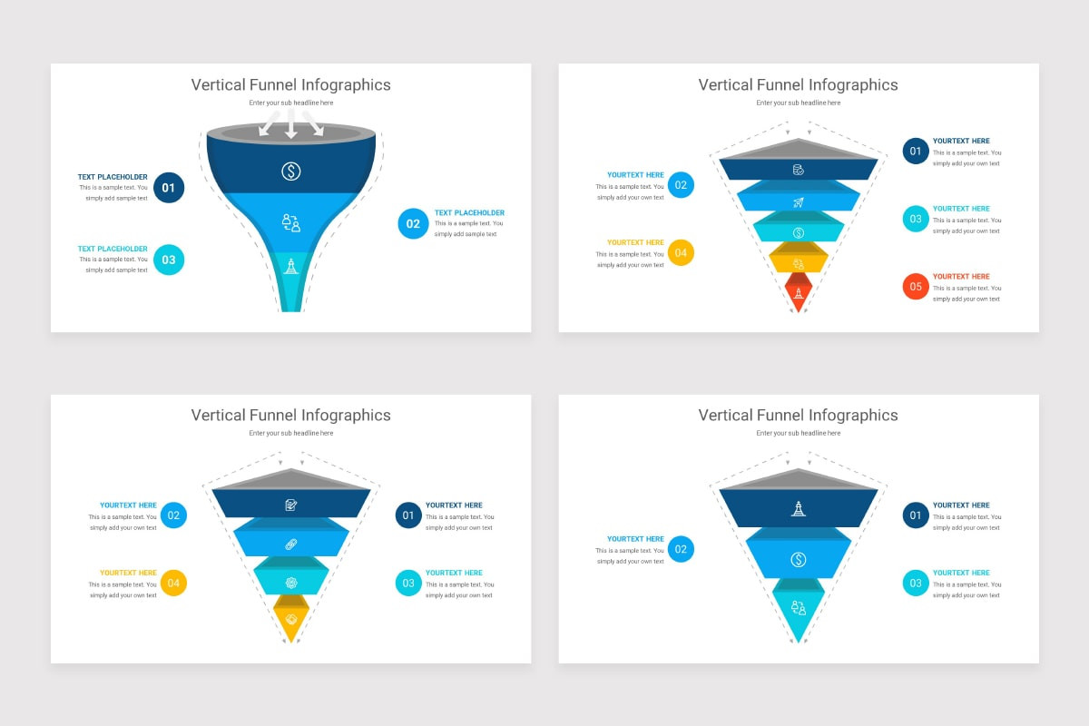 Funnel Models Pack PowerPoint Template | Nulivo Market