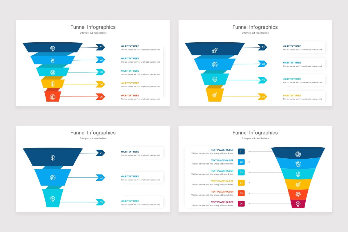 Funnel Models Pack PowerPoint Template | Nulivo Market
