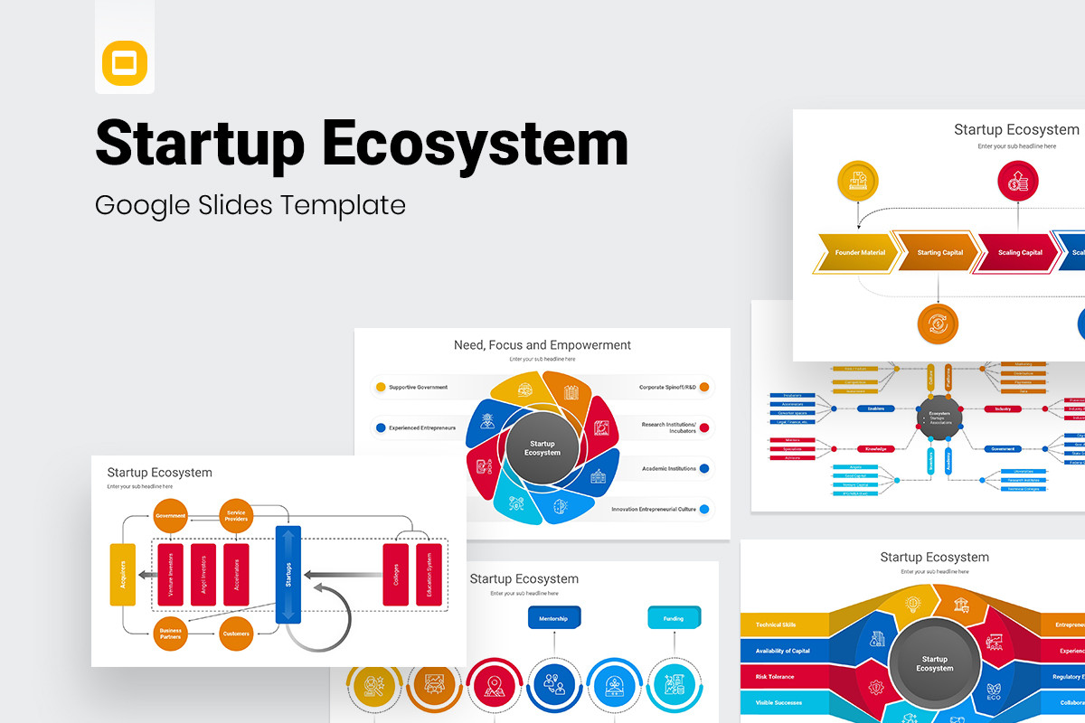 Startup Ecosystem Google Slides Presentation Template | Nulivo Market