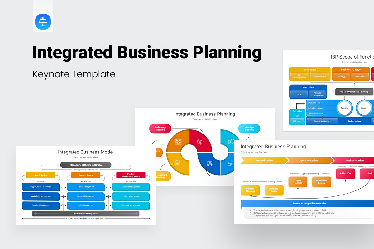 Integrated Business Planning Keynote Presentation Template | Nulivo Market