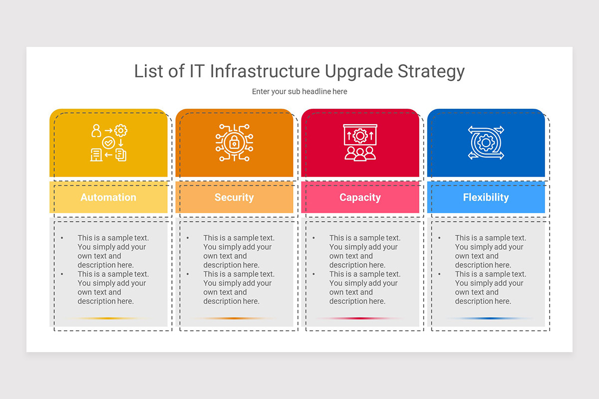 IT Infrastructure Strategy PowerPoint Presentation Template | Nulivo Market