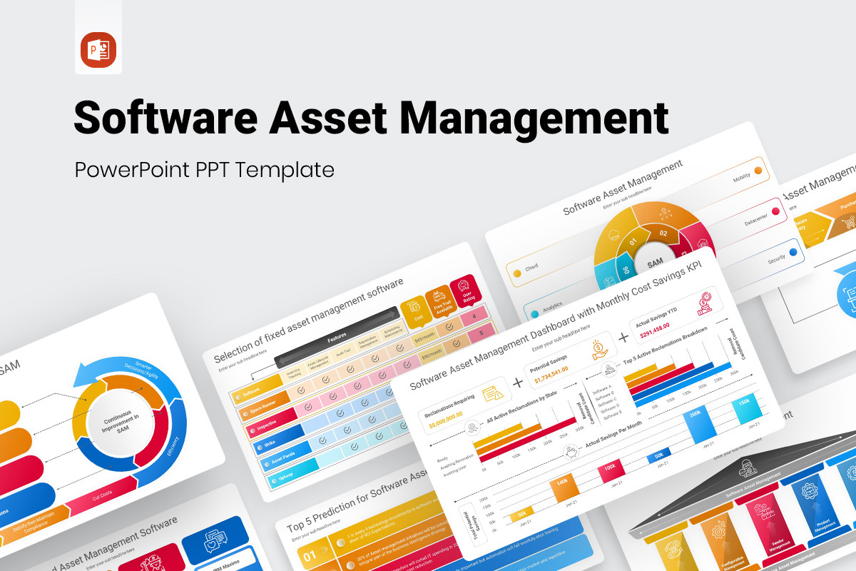 Software Asset Management PowerPoint Presentation Template | Nulivo Market
