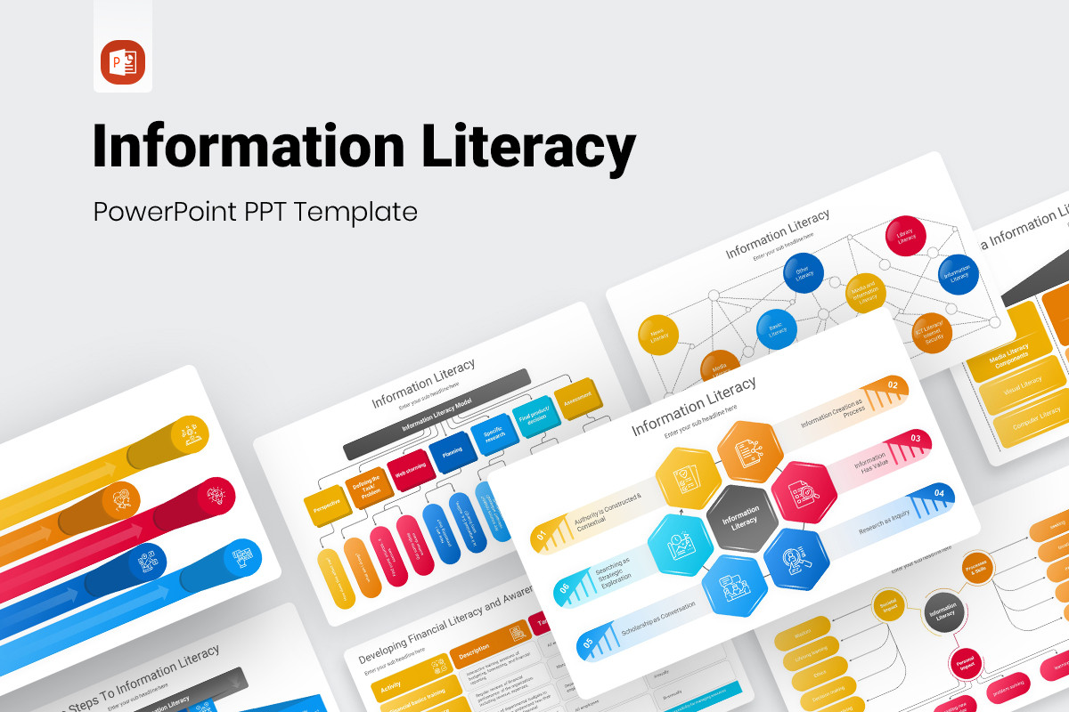 Information Literacy PowerPoint Presentation Template | Nulivo Market