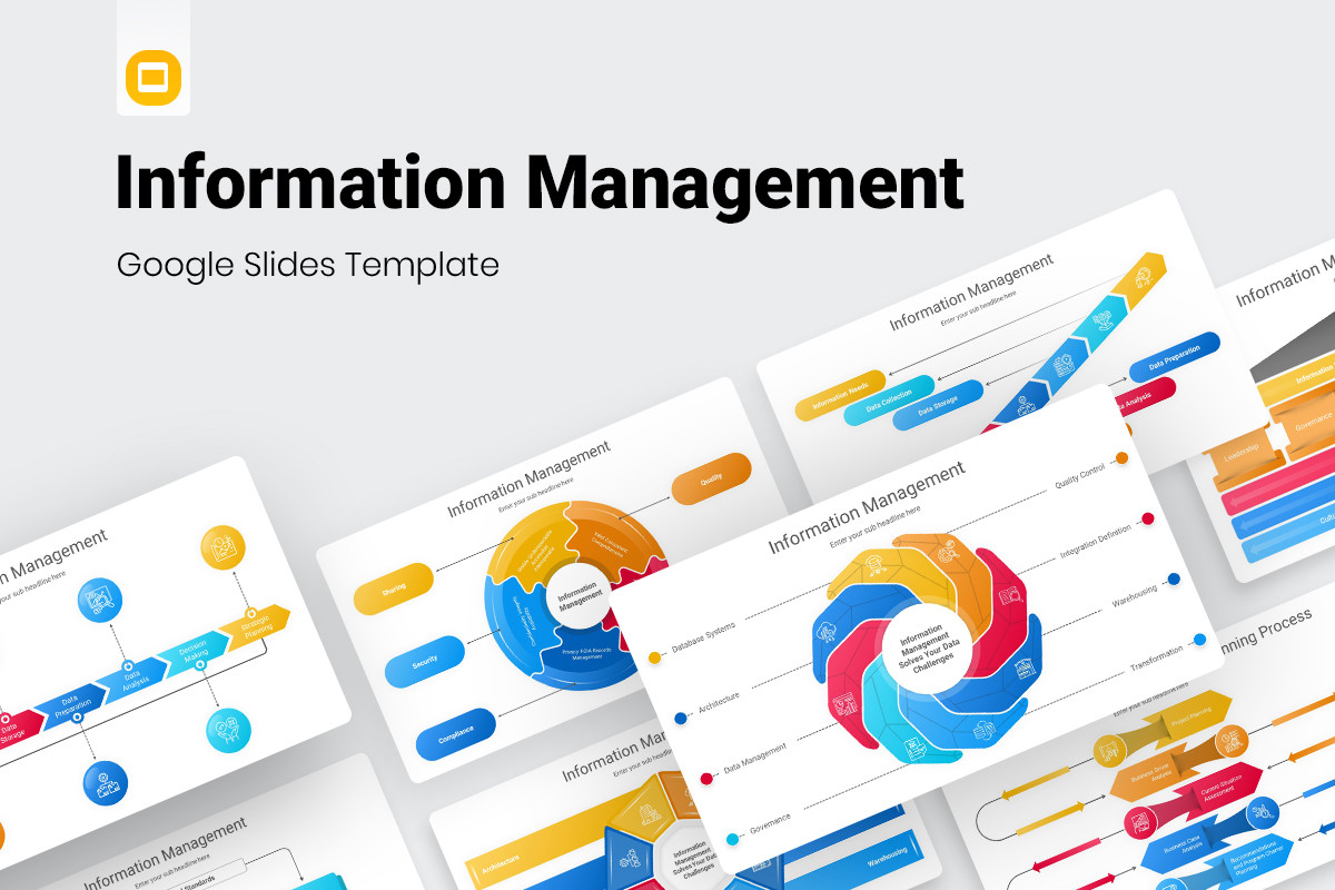 Information Management Google Slides Presentation Template | Nulivo Market