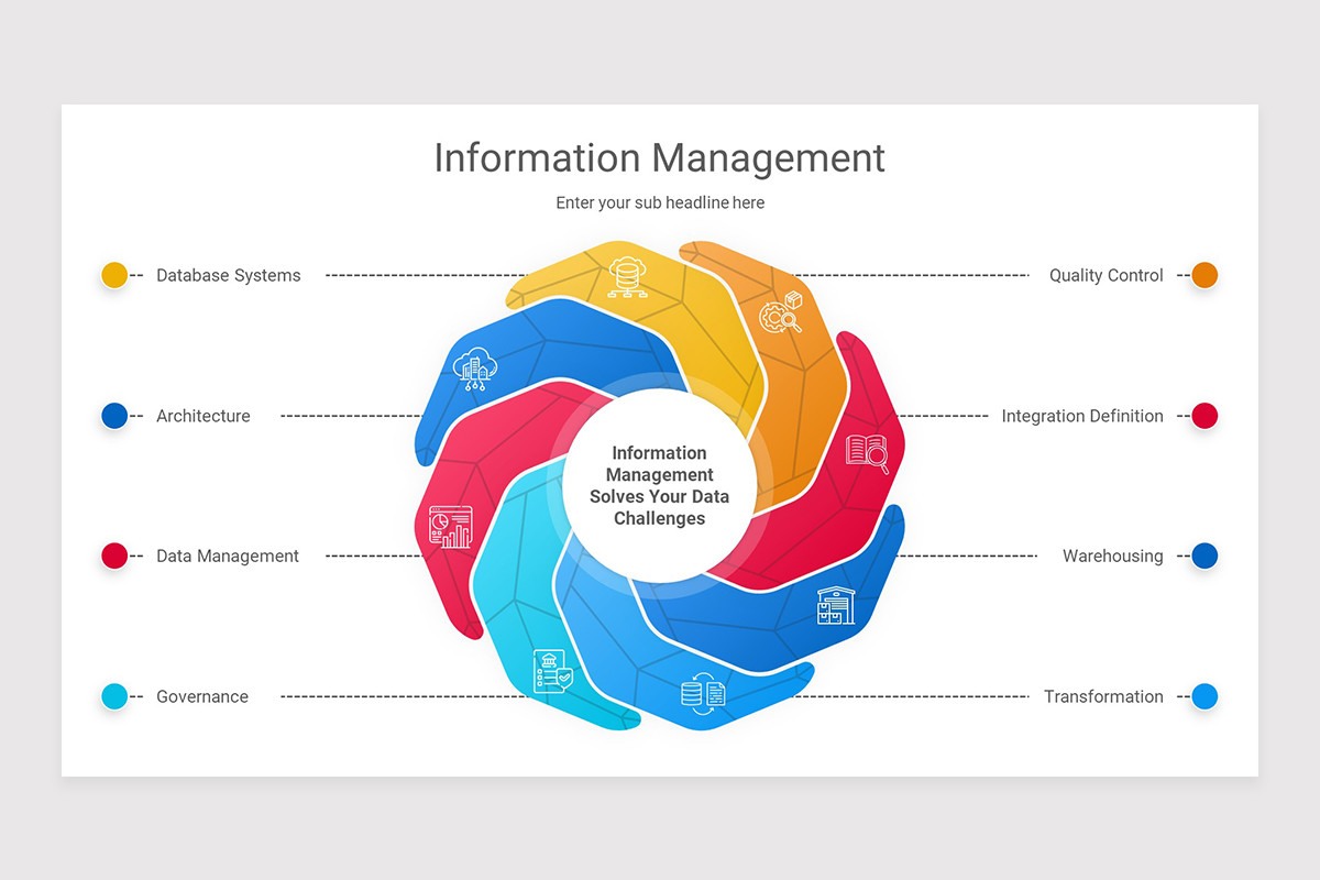 Information Management Keynote Presentation Template | Nulivo Market