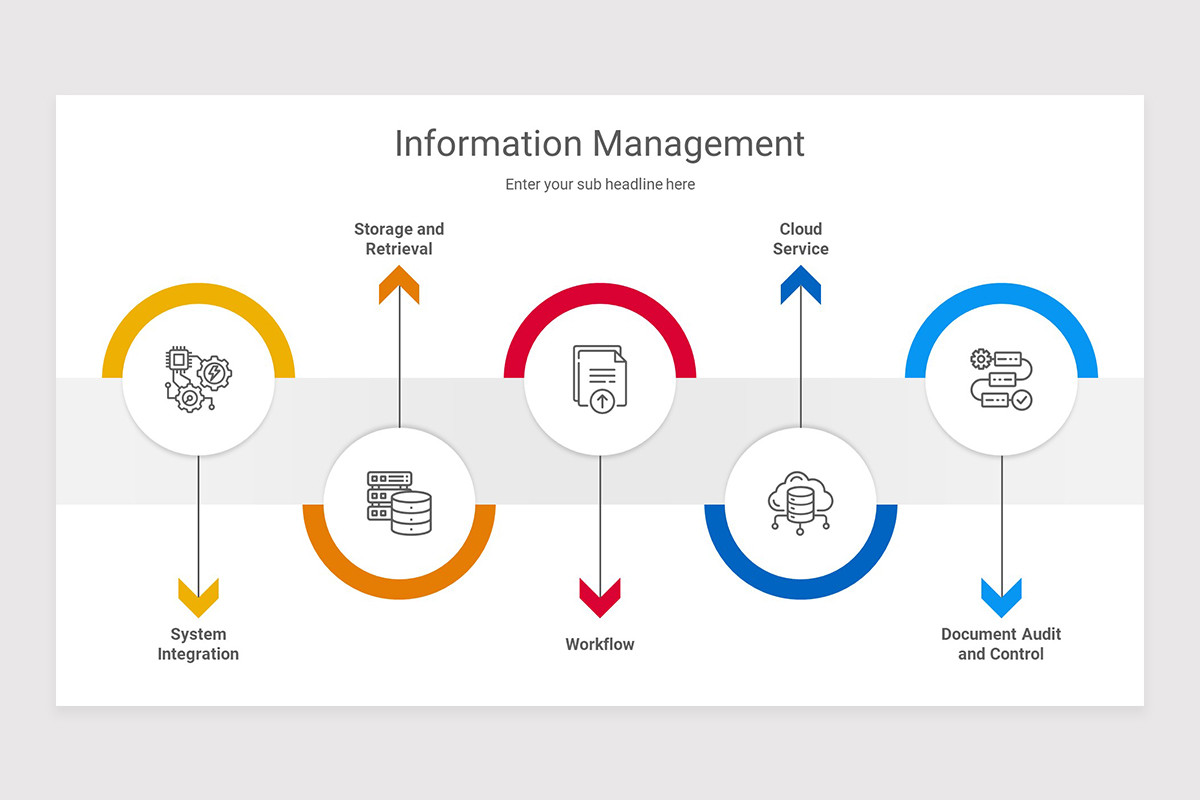 Information Management Keynote Presentation Template | Nulivo Market